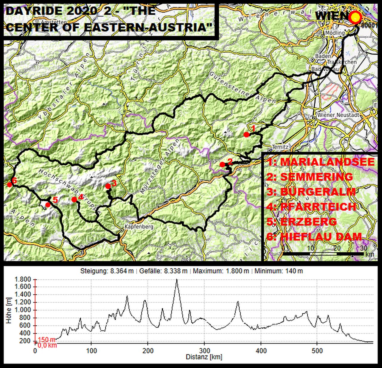 THE CENTER OF EASTERN-AUSTRIA